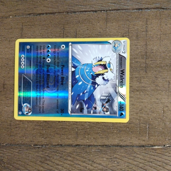 Pokemon | Toys | Team Aquas Walrein 534 Holographic Rare Pokemon Card ...
